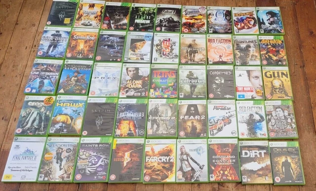 XBOX 360 GAMES Bundle 45 games 6 kg mixed job lot £56.55 - PicClick UK