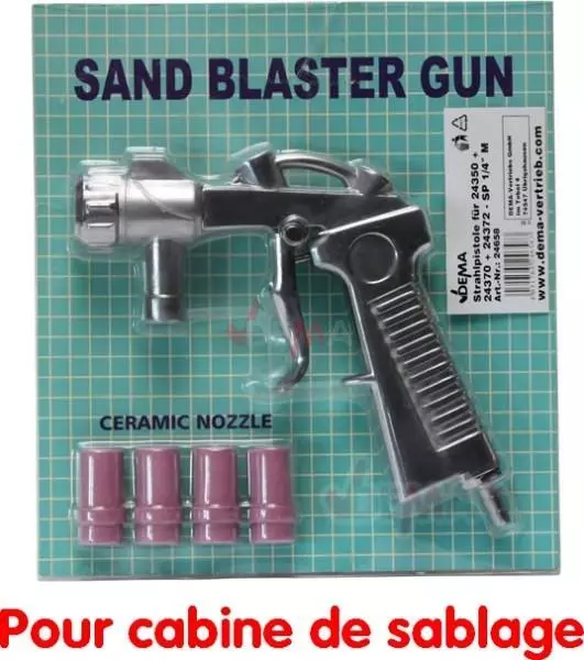 PISTOLET ET BUSES pour cabine de sablage et sableuse mobile ZA24658 EUR ...