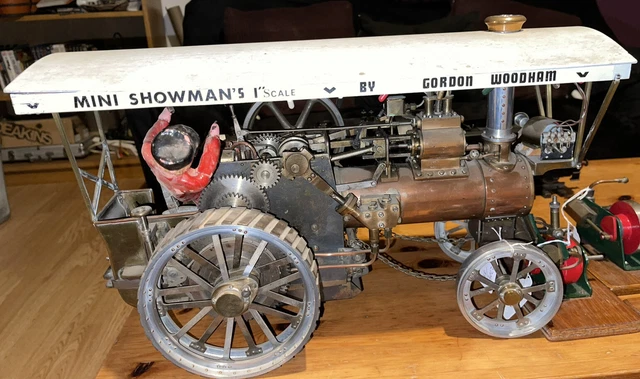 LIVE STEAM TRACTION Engine 1” Inch Scale Gauge Minnie Showmans Style ...