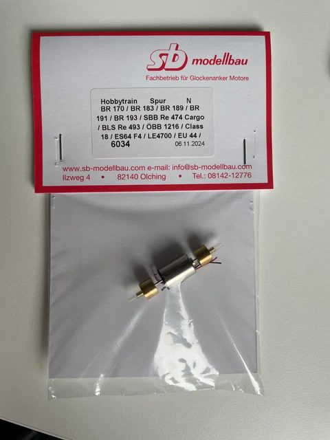 SB MODELLBAU 6034 Motorisierungssatz für Hobbytrain Loks in OVP mit Anleitung EUR 40,00 ...
