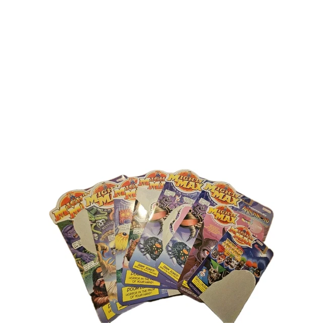 MIGHTY MAX DOOM Zones Horror Heads Shrunken Heads Dread Heads Blister ...