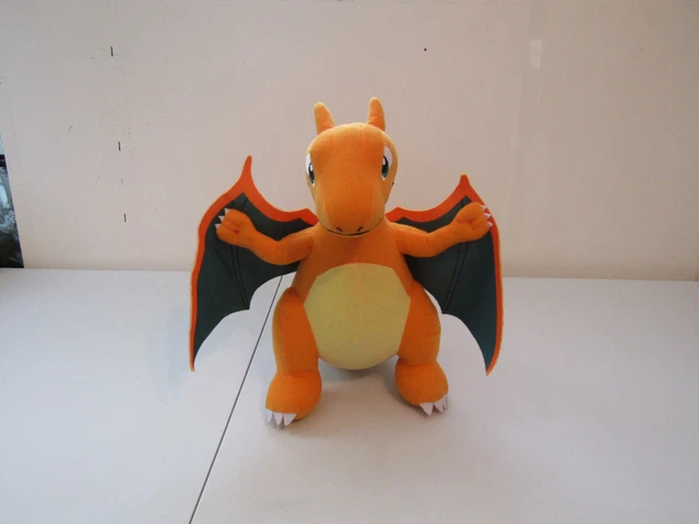 POKEMON CHARIZARD PLUSH Soft toy LARGE dragon Figure Teddy £12.50 ...