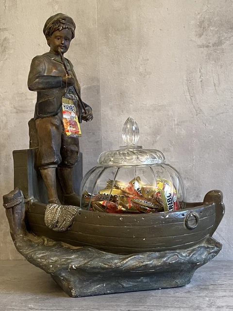 MUSEALE HARIBO WERBEFIGUR Reklame Aufsteller um 1925 Bonboniere Antike ...