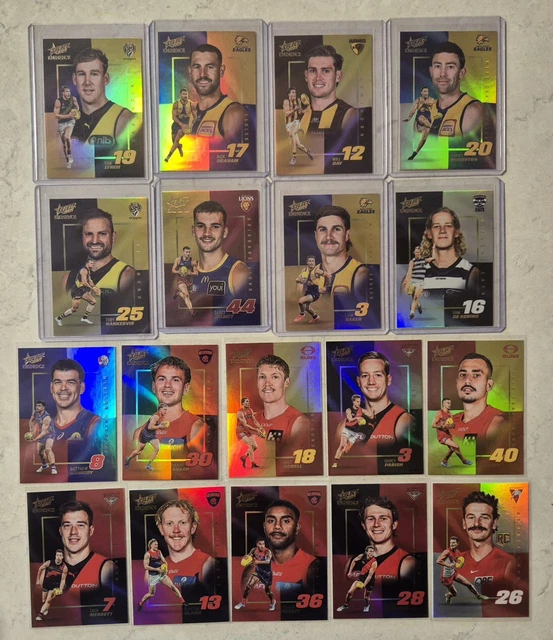 2025 SELECT AFL Eminence Colours /190 x 18 cards $99.00 - PicClick AU