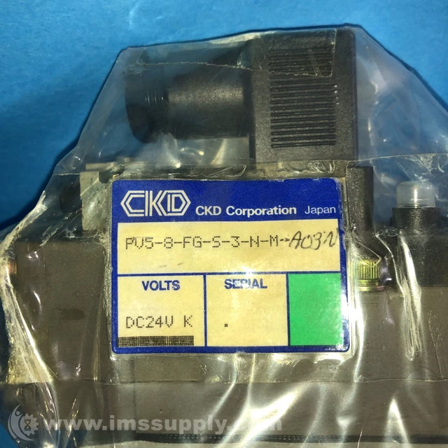 CKD PV5-8-FG-S-3-N-MA03N SOLENOID Operated Pilot Valve FNFP £103.18 ...
