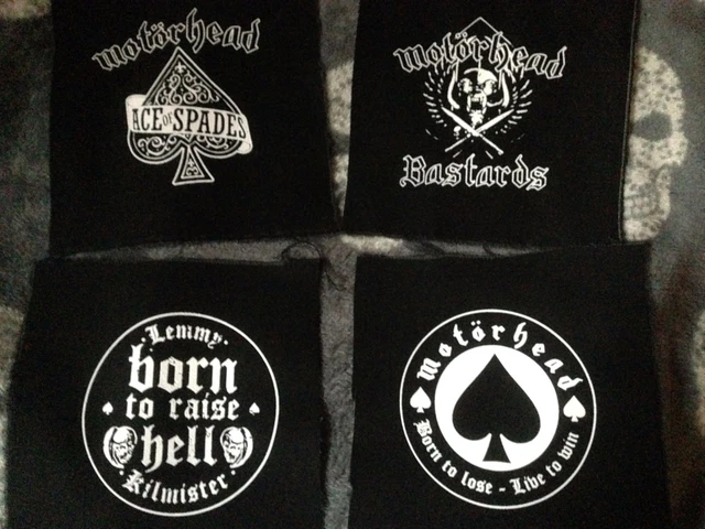 MOTÖRHEAD LOGO WAR-PIG Ace Of Spades Born To Lose Lemmy Raise Hell ...