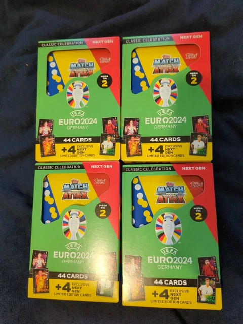 EURO 2024 MATCH Attax Next Gen Mega Tin 2 Topps Trading Cards £31.00 ...