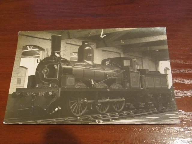 NER LONG BOILER Locomotive No. 1275 at Old York Museum B&W Photograph £ ...