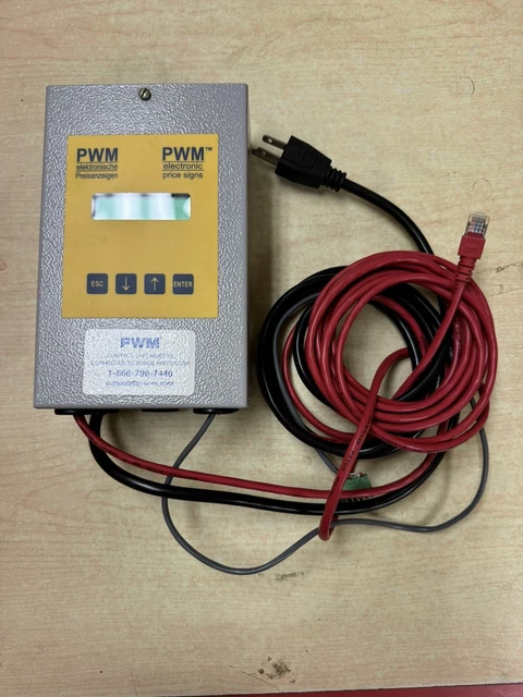 PWM CONTROL UNIT Cu-115V-12 ELECTRONIC PRICE SIGN CONTROLLER.. $795.00 ...