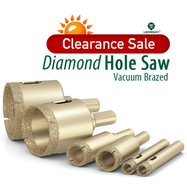DIAMOND HOLE SAW Ø12-100mm for Glass Tile Ceramic Marble Drill Bits Set ...