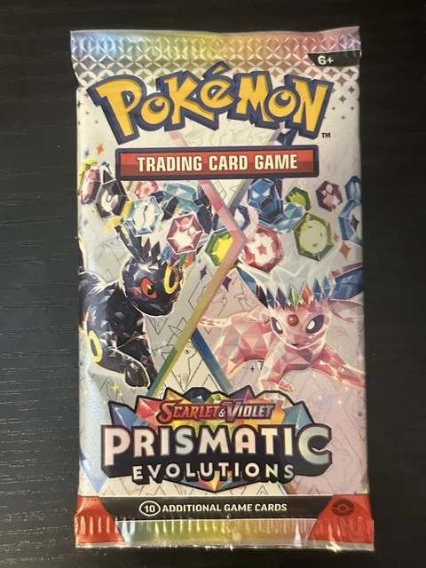 2025 POKEMON PRISMATIC Evolutions SEALED booster Pack £6.30 - PicClick UK