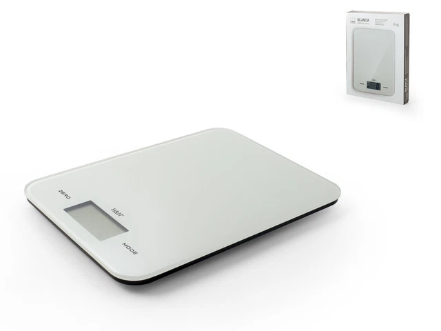 H&H BILANCIA DA cucina digitale in vetro, portata massima 8 kg ...
