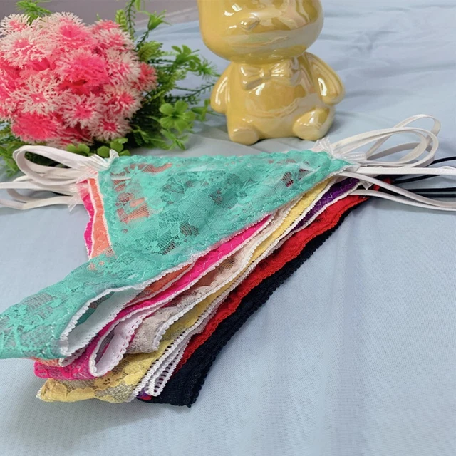 SOUS-V TEMENTS FEMMES STRING jolie culotte taille basse strings lingerie sexy EUR 6,06 - PicClick IT