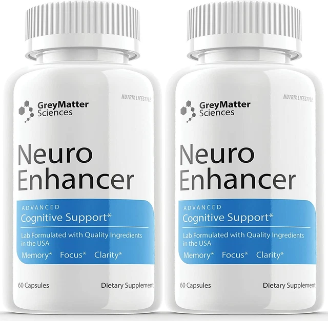 NEURO ENHANCER PILLS Enhance Brain Booster Memory Supplement Smart 120 ...