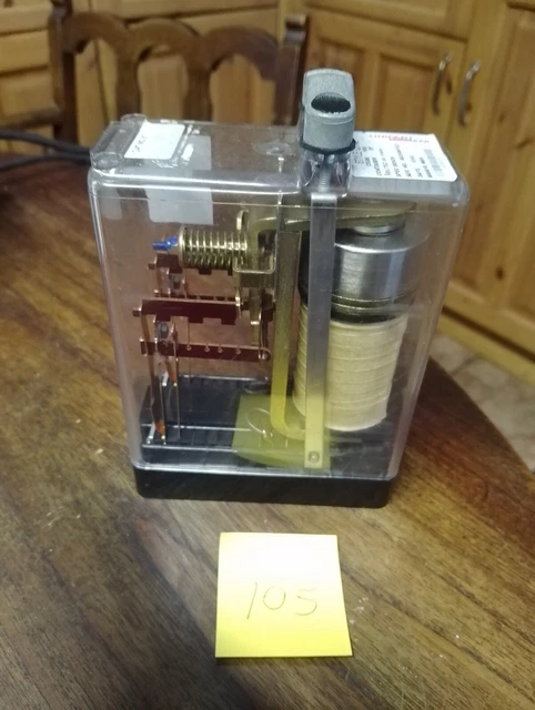 BRITISH RAILWAYS SIGNALLING Timer Relay Pin Code 105 Sold As Seen ...