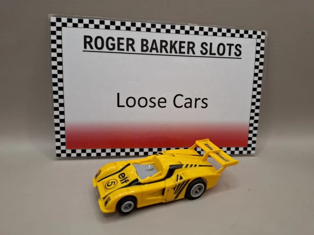 MATCHBOX SPEED POWER Track Alpine Yellow #5 1/64 Scale Slot Car £12.00 ...