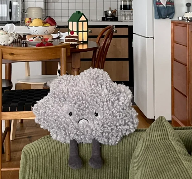 JELLYCAT AMUSEABLE STORM Cloud Plush BNWT, Cute Weather Stuffed Animal ...
