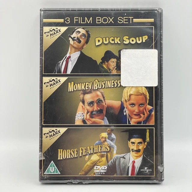 THE MARX BROTHERS [DVD] 3 Films Duck Soup/Monkey Business/Horse ...