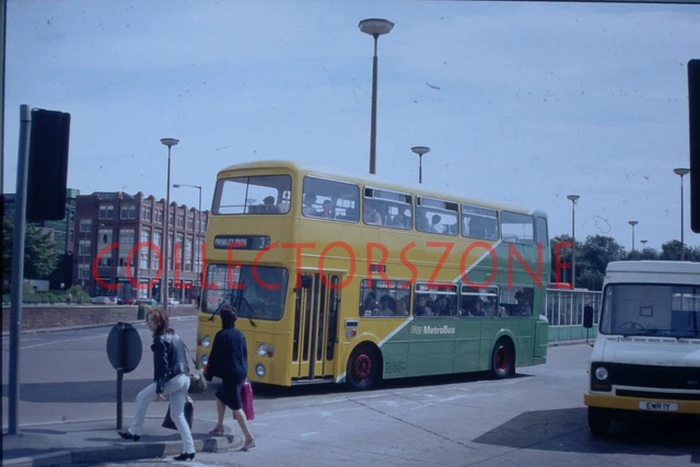 35MM SLIDE 1984 West Yorks Metrobus Leeds Bus Depot- with Copyright ...