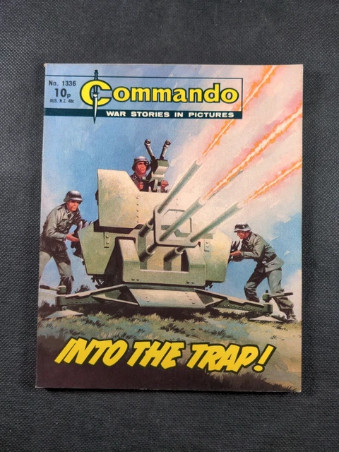 COMMANDO COMIC ISSUE Number 1336 Into The Trap! EUR 5,17 - PicClick IT