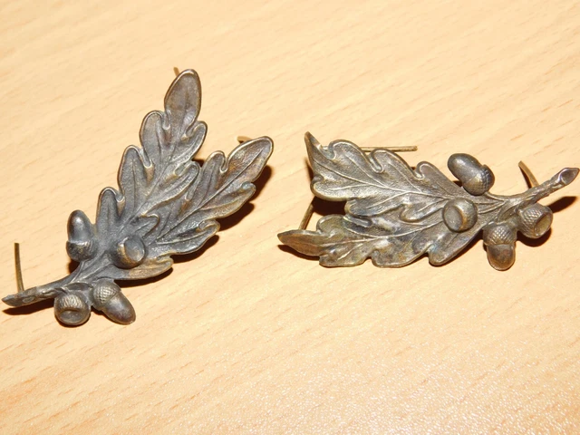 2 ORIGINALE EICHENLAUB für den Kragenspiegel, 2.WK EUR 23,48 - PicClick DE