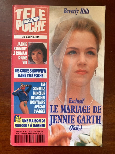 Télé Poche 30 05 1994 Jennie Garth Jackie Kennedy Macha Méril