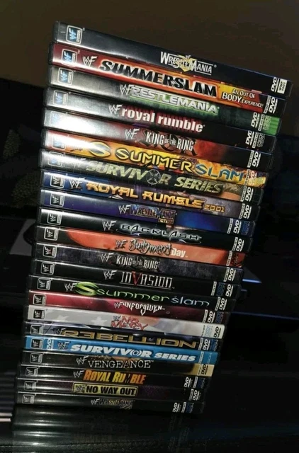 WWF PPV DVD LOT 1999-2002(Wrestlemania X8) £321.52 - PicClick UK