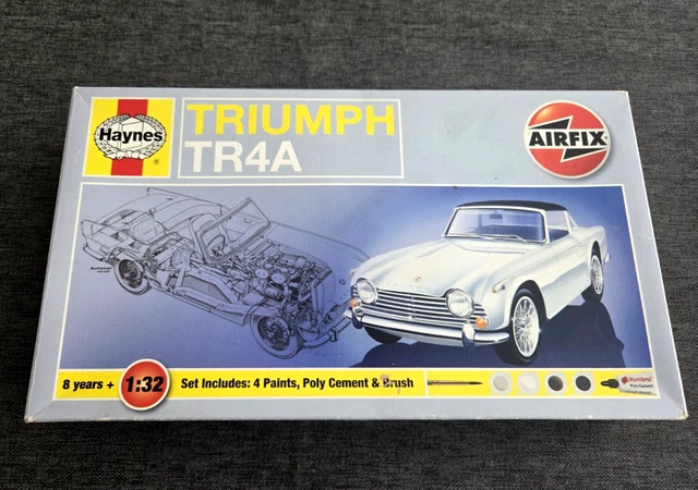 AIRFIX / HAYNES 1:32 Scale Triumph TR4A Starter kit £8.64 - PicClick UK