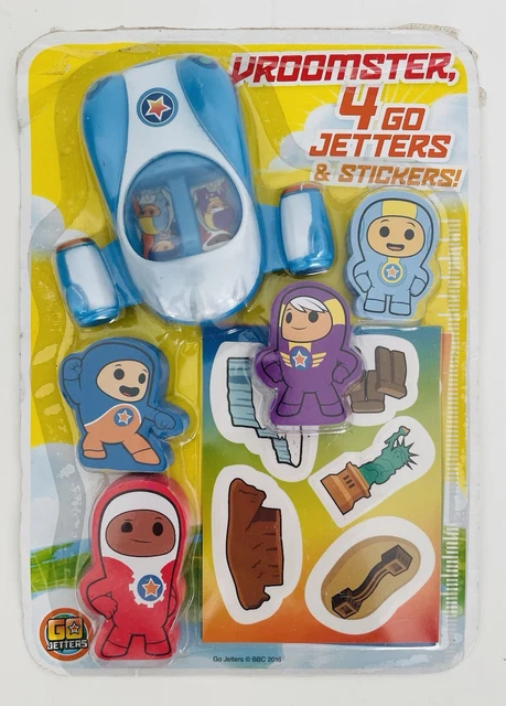 CBEEBIES GO JETTERS ‘Vroomster, 4 Go Jetters, Stickers’ Magazine Toy ...