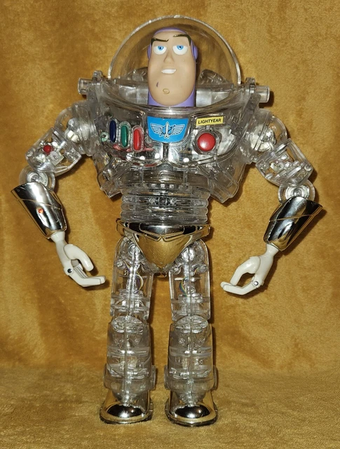 BUZZ LIGHTYEAR FIGURE Toy Story Rare Clear Transparent Version Disney ...