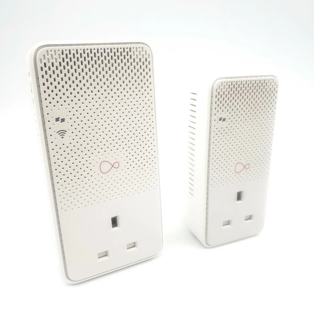 VIRGIN MEDIA PASSTHROUGH WiFi BOOSTER KIT (WiFi EXTENDER + POWERLINE ...