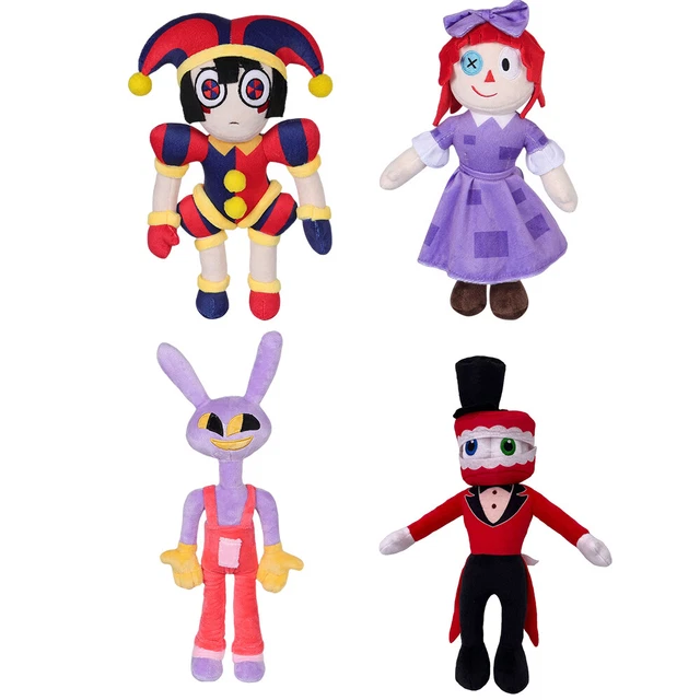 THE AMAZING DIGITAL Circus Plush Pomni Jax Ragatha Caine Figure Toy Soft Stuffed £8.39 - PicClick UK