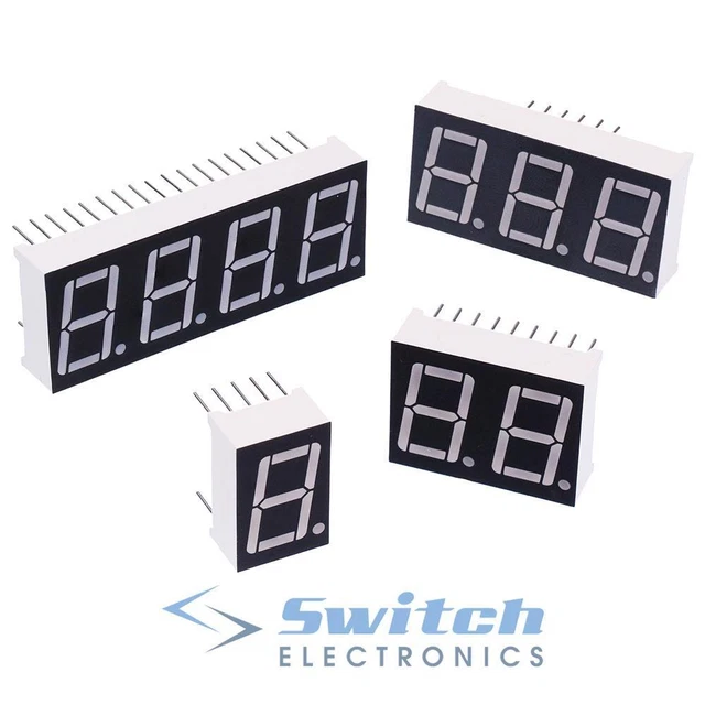 SEVEN 7 SEGMENT LED Display 0.56" 1 to 4 Digits Anode Cathode $5.08 ...