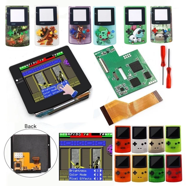 AMOLED TOUCH OLED Laminated Screen Kit For Game Boy Color GBC w/Custom ...