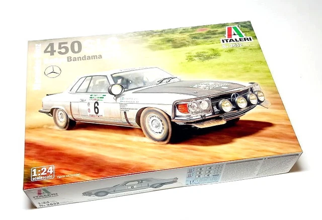 ITALERI 3632 AUTOMOTIVE 1/24 Mercedes-Benz 450 SLC Rallye Bandama 1979 ...