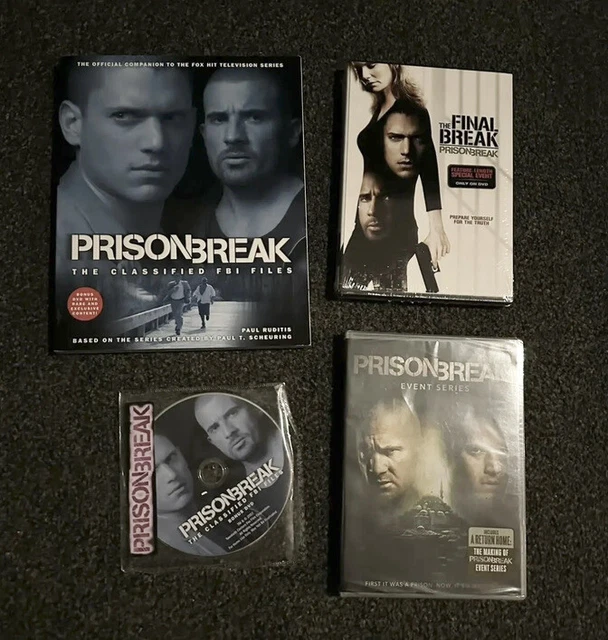 PRISON BREAK DVD Book The Final Break season 5 sealed dvd Unopened £20. ...