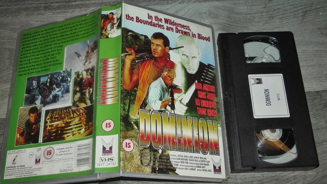 DOMINION VHS VIDEO Big Box Timecode Sample Dealer Rental Tape TBC Cert ...