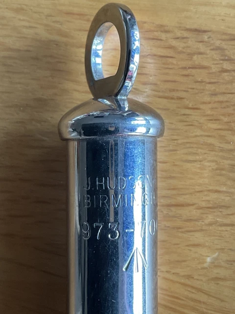 BRITISH ARMY CROWS Foot Broad Arrow Marked Military J Hudson Whistle ...