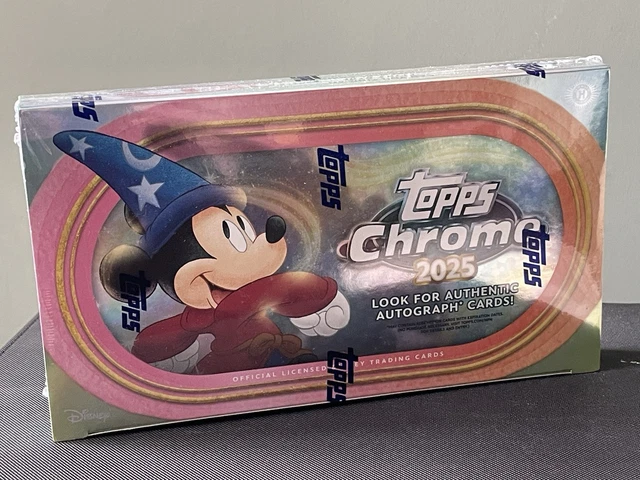 TOPPS CHROME DISNEY 2025 Hobby Box Brand New Sealed £389.18 - PicClick UK