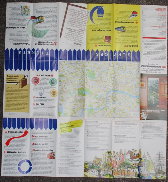 VINTAGE BR AND LT London Connections brochure 1985 £1.17 - PicClick UK