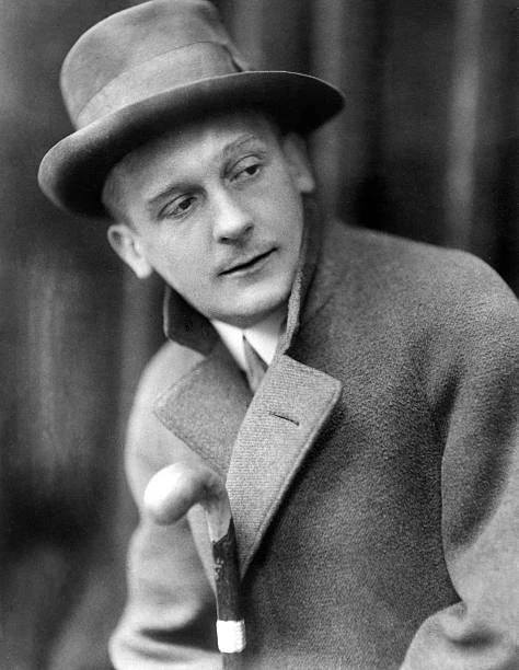 FORSTER RUDOLF ACTOR Austria Portrait with hat and cane 1920 Old Photo ...