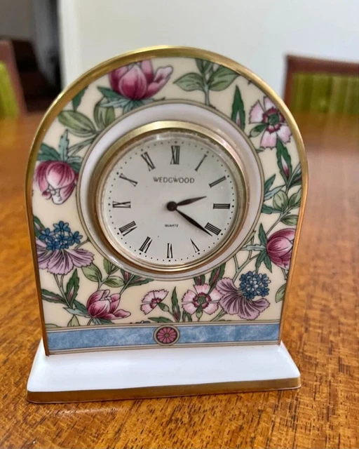 VINTAGE WEDGWOOD 'SARAH' Miniature Arch Mantle Clock - Excellent ...