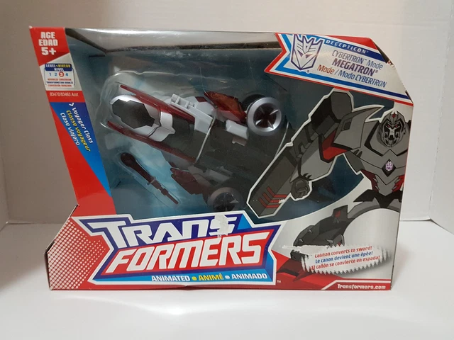 MEGATRON CYBERTRON MODE Transformers Animated Voyager 2008 Hasbro MISB ...