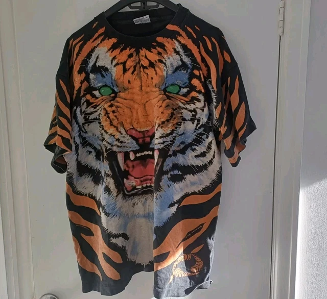 SENSE 8 S2E12 Bug Palazzo Fight Tiger Oversized Shirt Vintage Medium ...