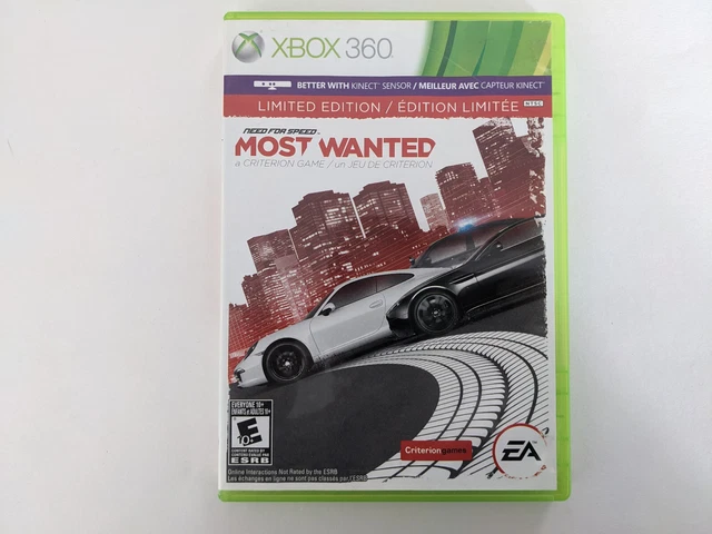 NEED FOR SPEED: Most Wanted Limited Edition (Microsoft Xbox 360, 2012 ...