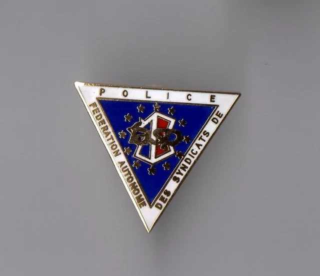 PIN'S POLICE / FASP Fédération Autonome des Syndicats de Police (EGF ...
