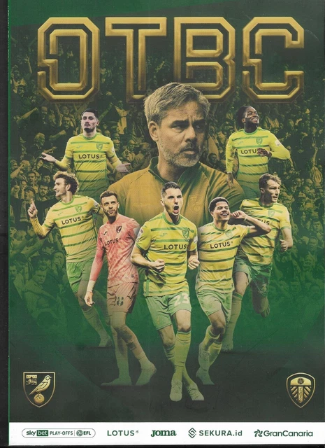 NORWICH CITY V Leeds United. Campionato. Play-Off semifinale. 2023-2024 ...