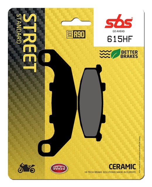 KAWASAKI ZX-4 400 1988-1989 SBS Sintered Rear Brake Pad 615HF EUR 45,19 ...