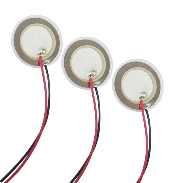 PIEZOELECTRIC PIEZO BUZZER Buzzer Ceramic Wafer Plate Loudspeake Parts ...