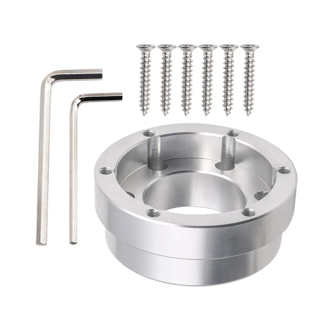 70MM RACING STEERING Wheel Adapter Plate W/ 6 Screws For Logitech G29 ...